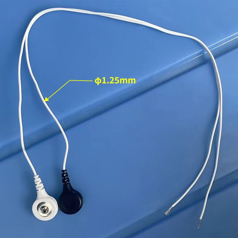 ECG Lead Wire with Snap Connector, Cable Diameter 1.25mm